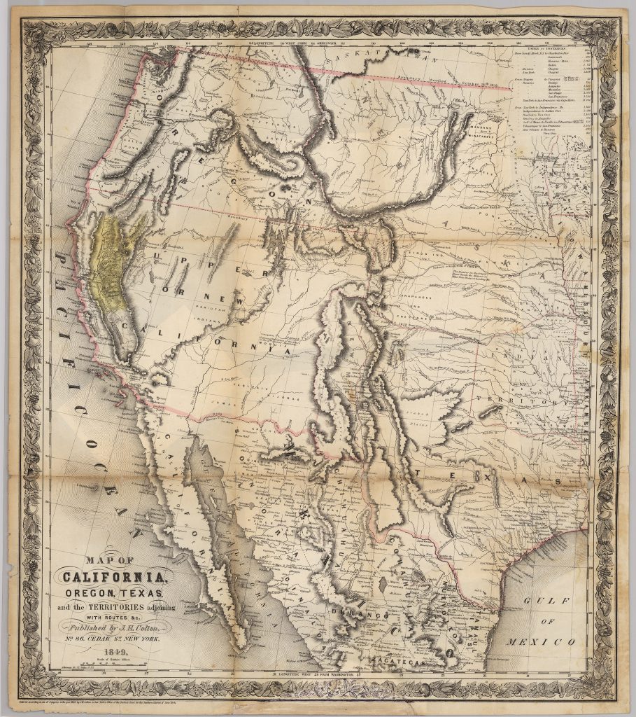 1849 | Map Dates | Yana & Marty Davis Map Collection