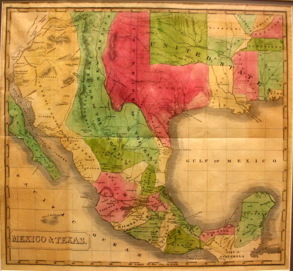 Mexico & Texas | Yana & Marty Davis Map Collection