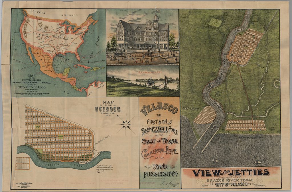 Map of the United States, Mexico and Central America, showing the City ...