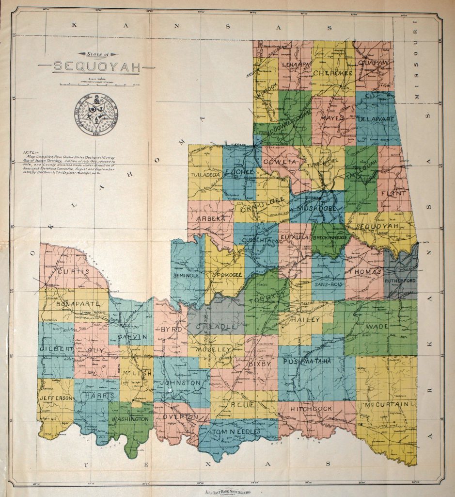 State of Sequoyah | Yana & Marty Davis Map Collection