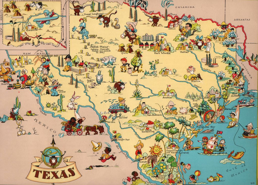 Texas | Yana & Marty Davis Map Collection