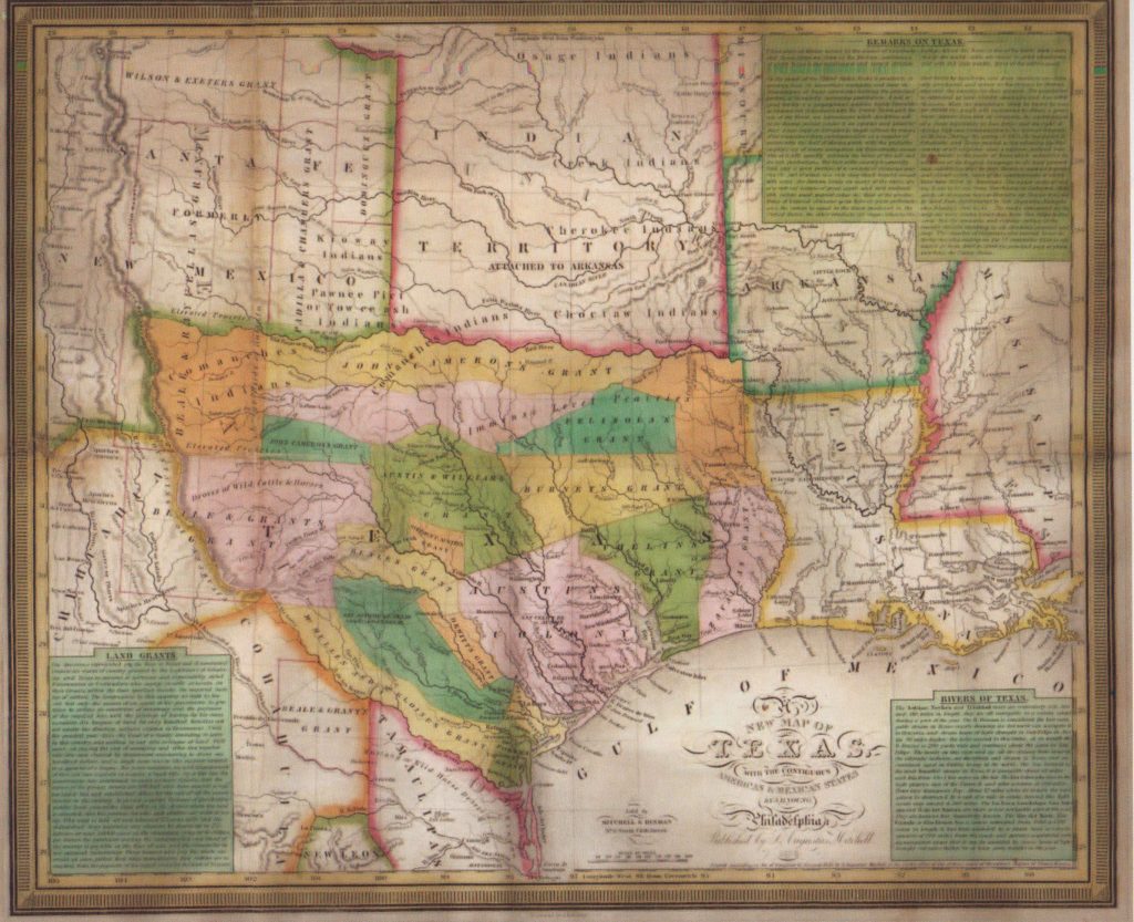 A New Map of Texas | Yana & Marty Davis Map Collection